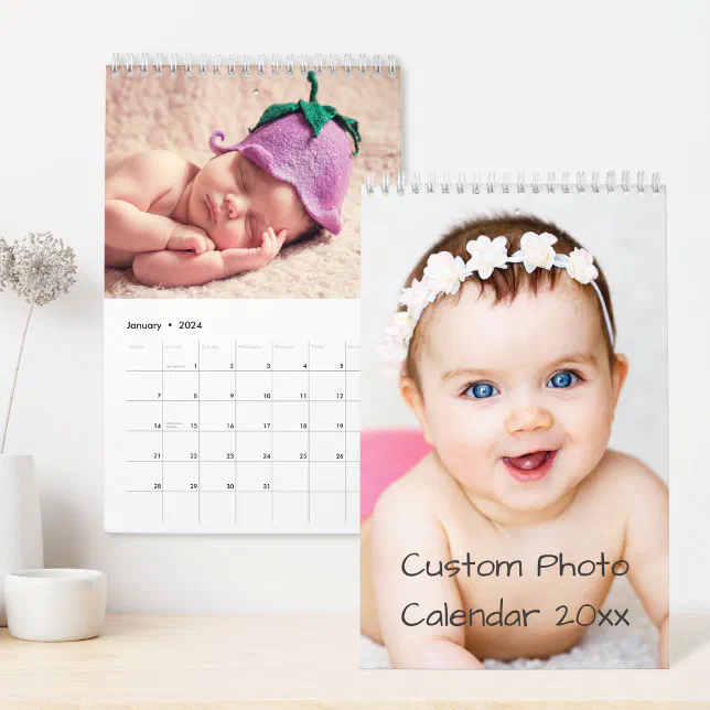 Custom Photo Personalized Calendar | Zazzle