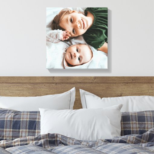 Custom Photo Personalized Canvas Art Print | Zazzle