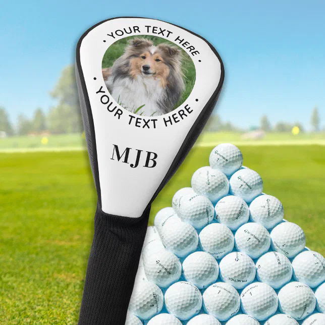 Custom Photo Personalized Create Your Own Driver Golf Head Cover | Zazzle