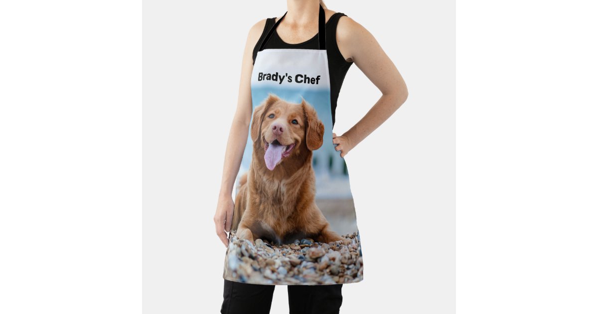 Custom Photo Personalized Dog Apron | Zazzle