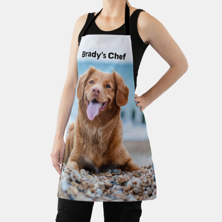 Custom Photo Personalized Dog Apron | Zazzle