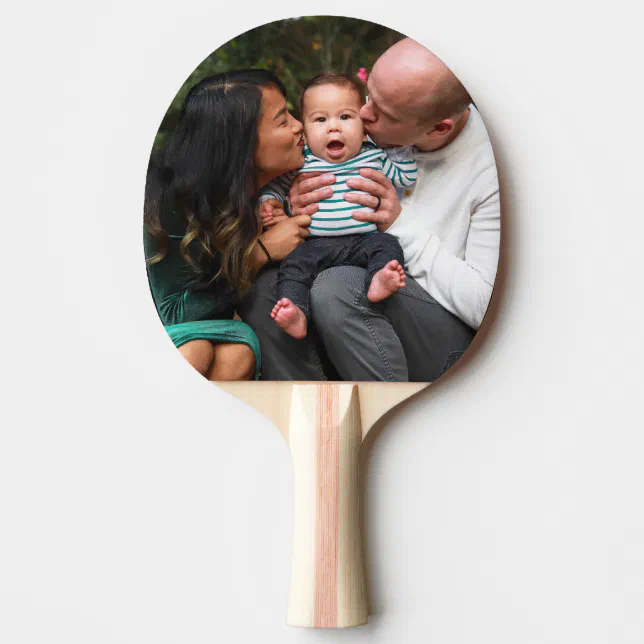 Custom Photo Personalized Family Ping Pong Paddle | Zazzle