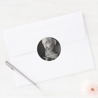 Custom Photo Personalized Memorial funeral death Classic Round Sticker ...