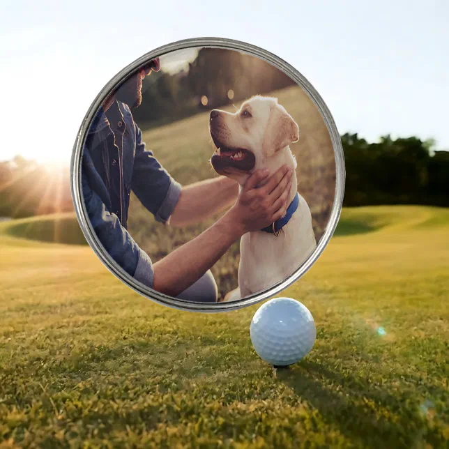 Custom Photo Personalized Memorial Keepsake Golf Ball Marker | Zazzle