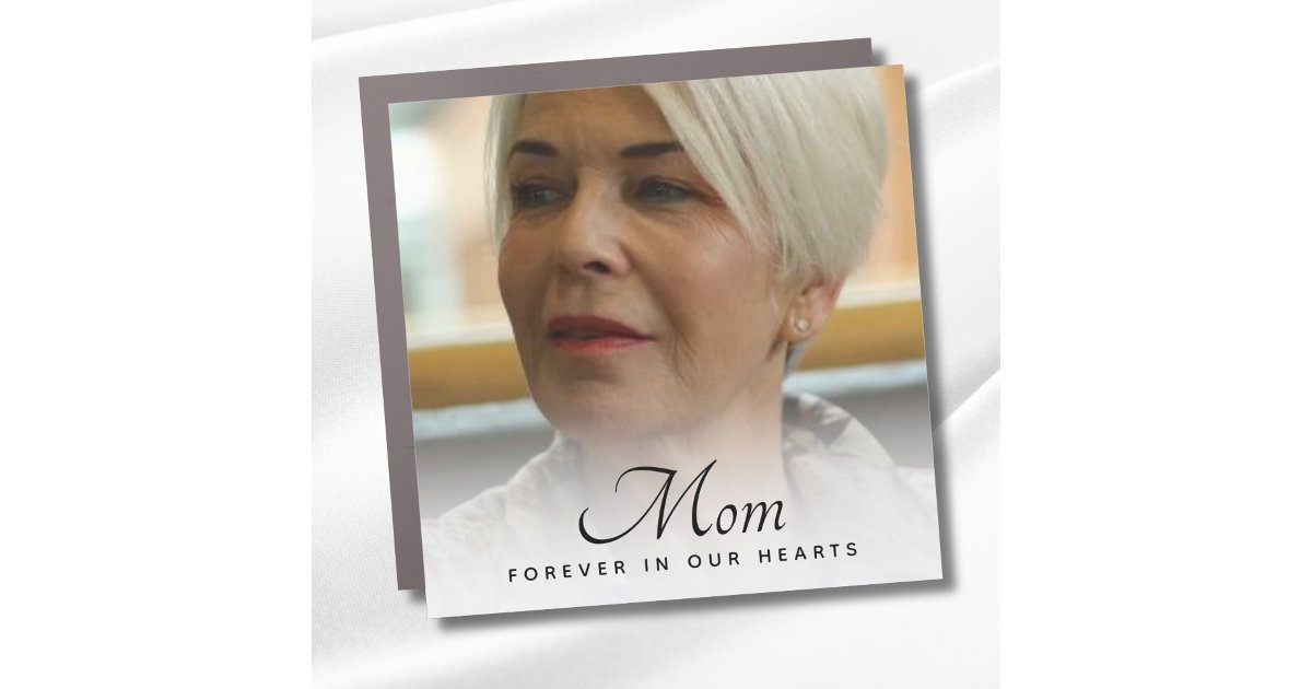Custom Photo Personalized Memorial Tribute Funeral Car Magnet | Zazzle
