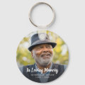 Custom Photo Personalized Memorial Tribute Funeral Keychain | Zazzle