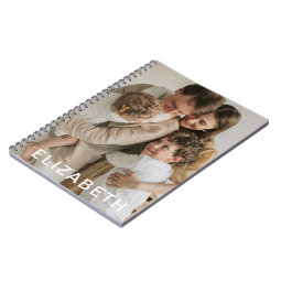 custom photo personalized name notebook | Zazzle