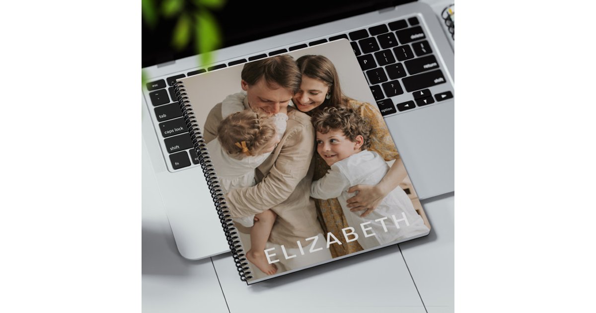 custom photo personalized name notebook | Zazzle