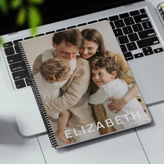 custom photo personalized name notebook | Zazzle