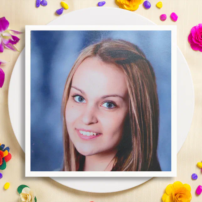 Custom Photo Personalized Napkins | Zazzle