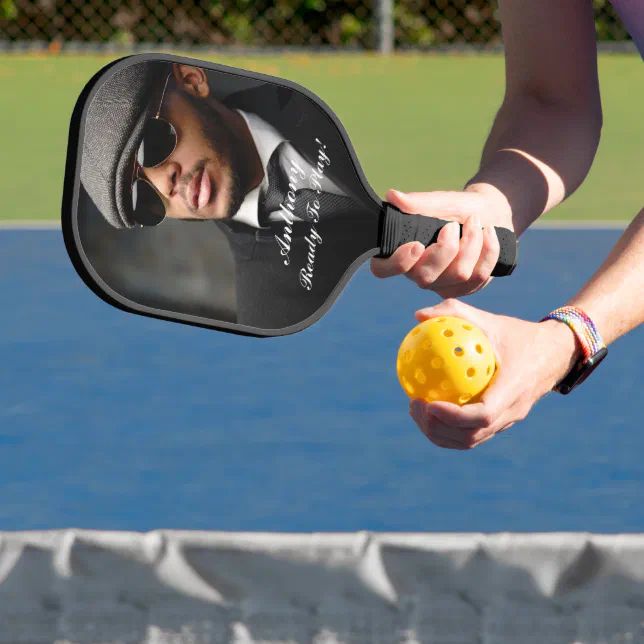 Custom Photo Personalized Pickleball Paddle | Zazzle