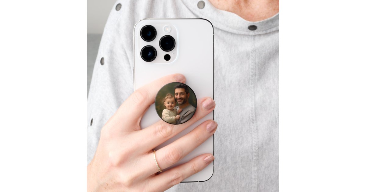 Custom Photo Personalized PopSocket | Zazzle