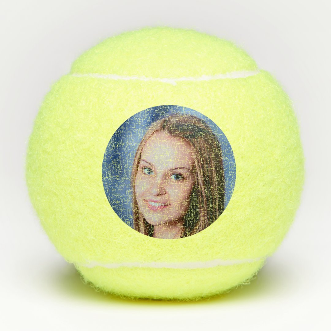 Custom Photo Personalized Tennis Balls | Zazzle