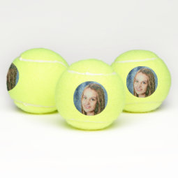 Custom Photo Personalized Tennis Balls | Zazzle
