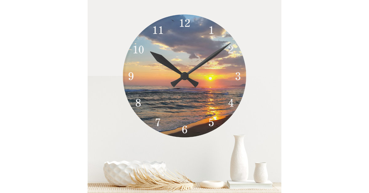 Custom Photo Personalized Wall Clock | Zazzle