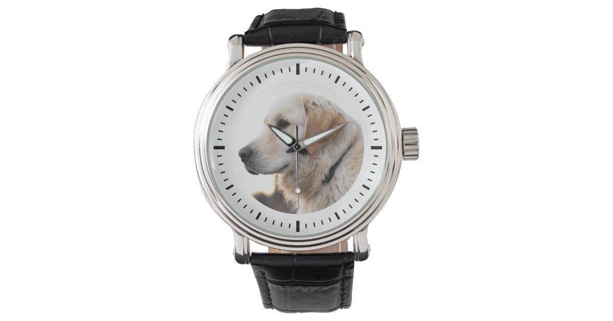 Custom Photo Pet Minimalist Modern Keepsake Watch | Zazzle