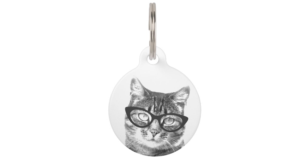 Custom photo pet tag for dog or cat owner | Zazzle