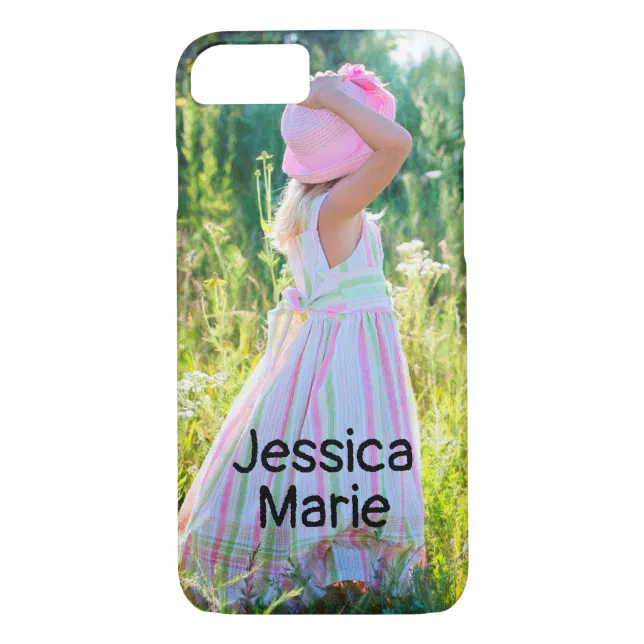 Custom Photo Phone Case With Name | Zazzle