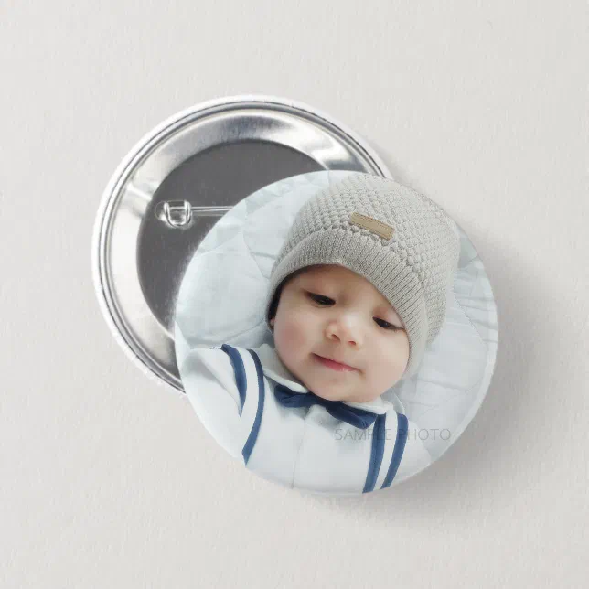 Custom Photo Pinback Button | Zazzle