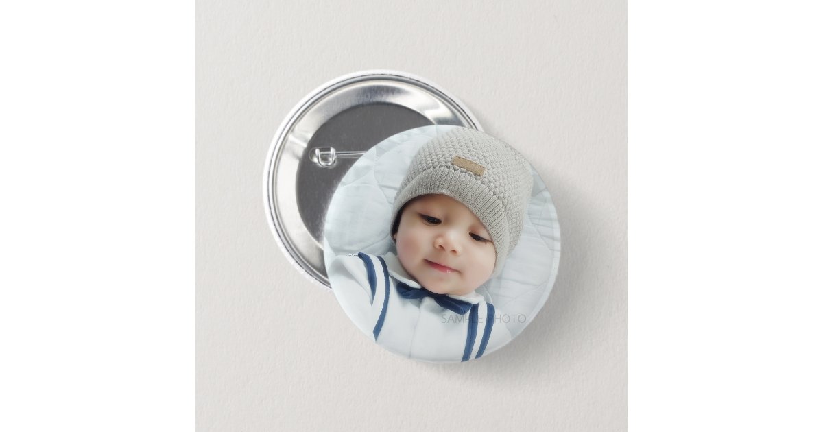 Custom Photo Pinback Button | Zazzle