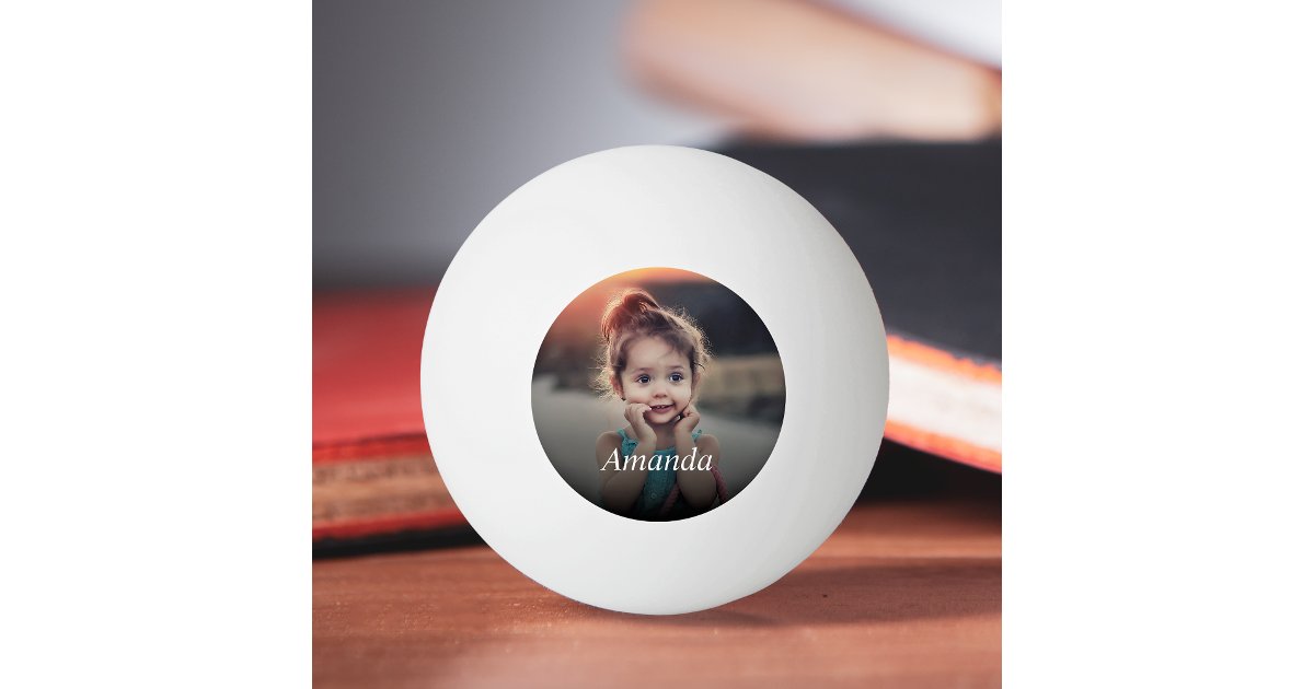 Custom Photo Ping Pong Ball | Zazzle