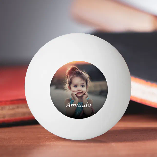 Custom Photo Ping Pong Ball | Zazzle