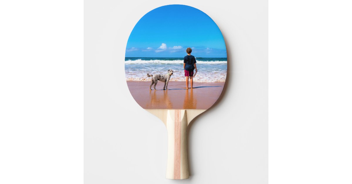 Custom Photo Ping Pong Paddle with Your Photos | Zazzle