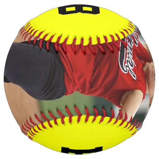 CUSTOM Photo, Player Name Team Position & Number Softball | Zazzle