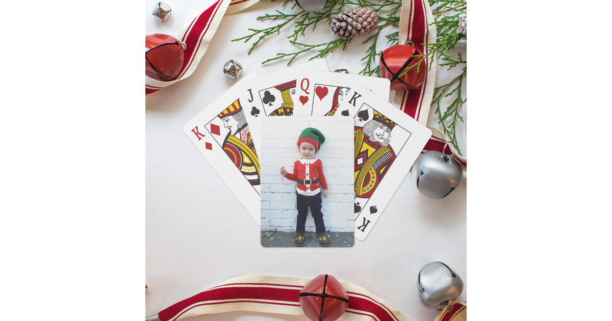 Custom Photo Playing Cards Personalized Card Deck | Zazzle
