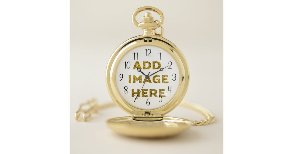 Custom Photo Pocket Watch | Zazzle