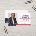 Custom Photo Political Campaign Business Card | Zazzle