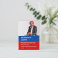 Custom Photo Political Campaign Politician Business Card | Zazzle