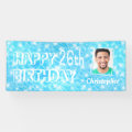 Custom photo Pool birthday party pool water ripple Banner | Zazzle