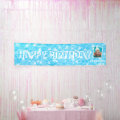 Custom photo Pool birthday party Pool water ripple Banner | Zazzle