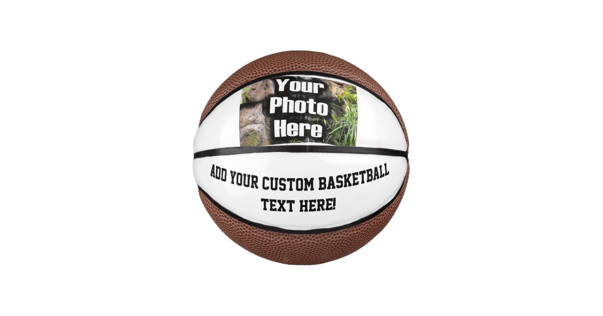 Custom Photo Printed Basketball Ball | Zazzle