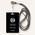 Custom Photo QR Code Employee ID Badge | Zazzle