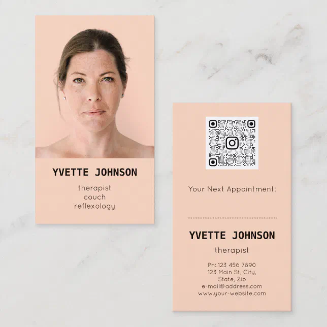 Custom Photo Qr Code Logo Professional Rose Business Card | Zazzle Custom Photo Qr Code Logo Professional Rose Business Card | Zazzle