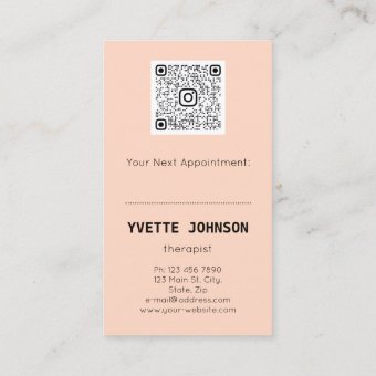 Custom Photo Qr Code Logo Professional Rose Business Card | Zazzle