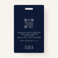 Custom Photo QR Code Staff ID Badge | Zazzle