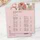 Custom Photo QR Pink Bakery Price List Flyer | Zazzle