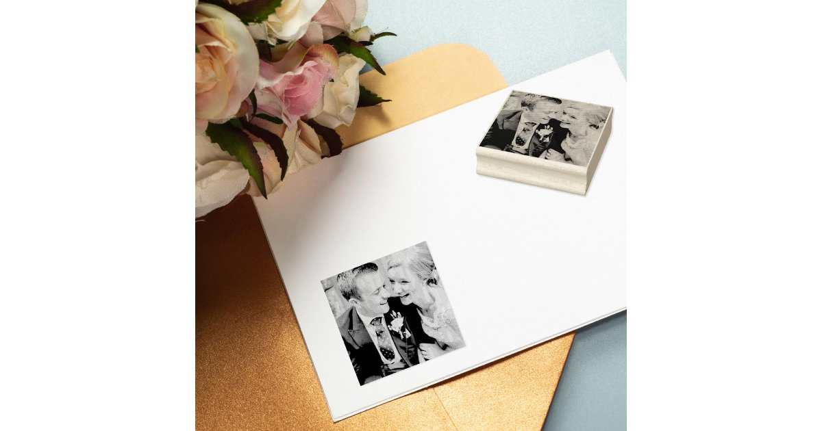 Custom Photo Rubber Stamp | Zazzle