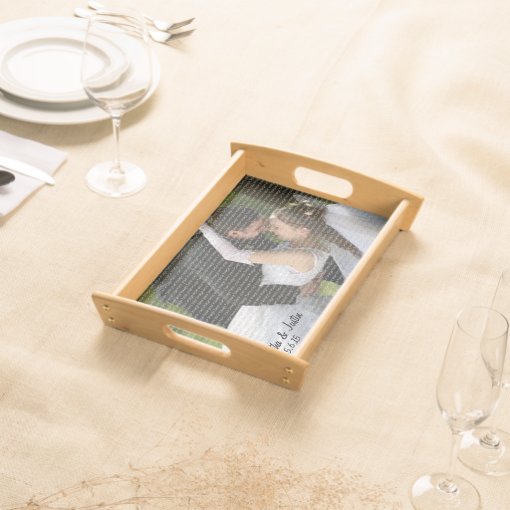 Custom Photo Serving Tray | Zazzle