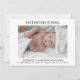 Custom Photo Simple Cute Hello Baby Newborn Birth Announcement | Zazzle