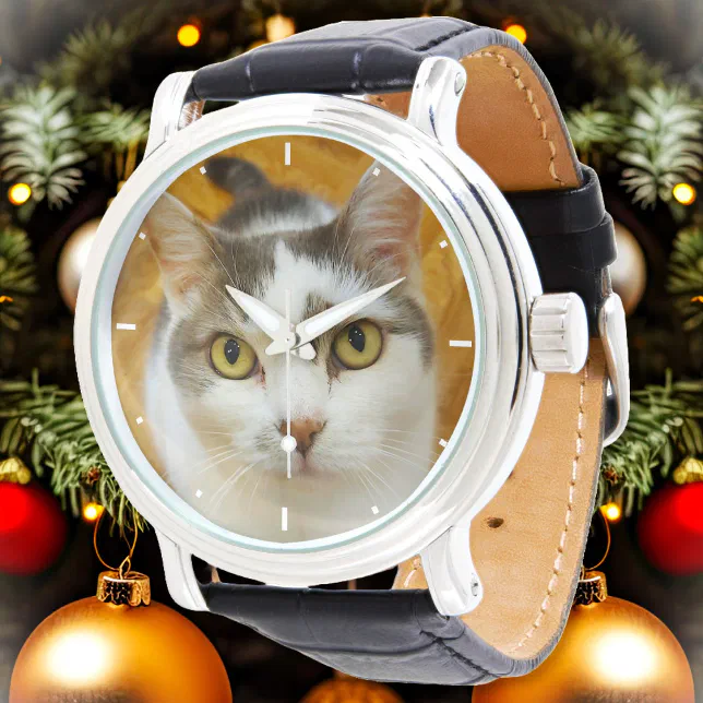 Custom Photo Simple Elegant Personalized Watch | Zazzle