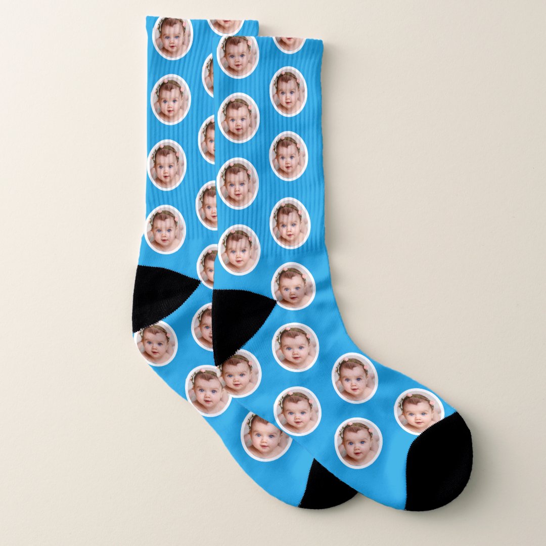 Custom Photo Socks | Zazzle