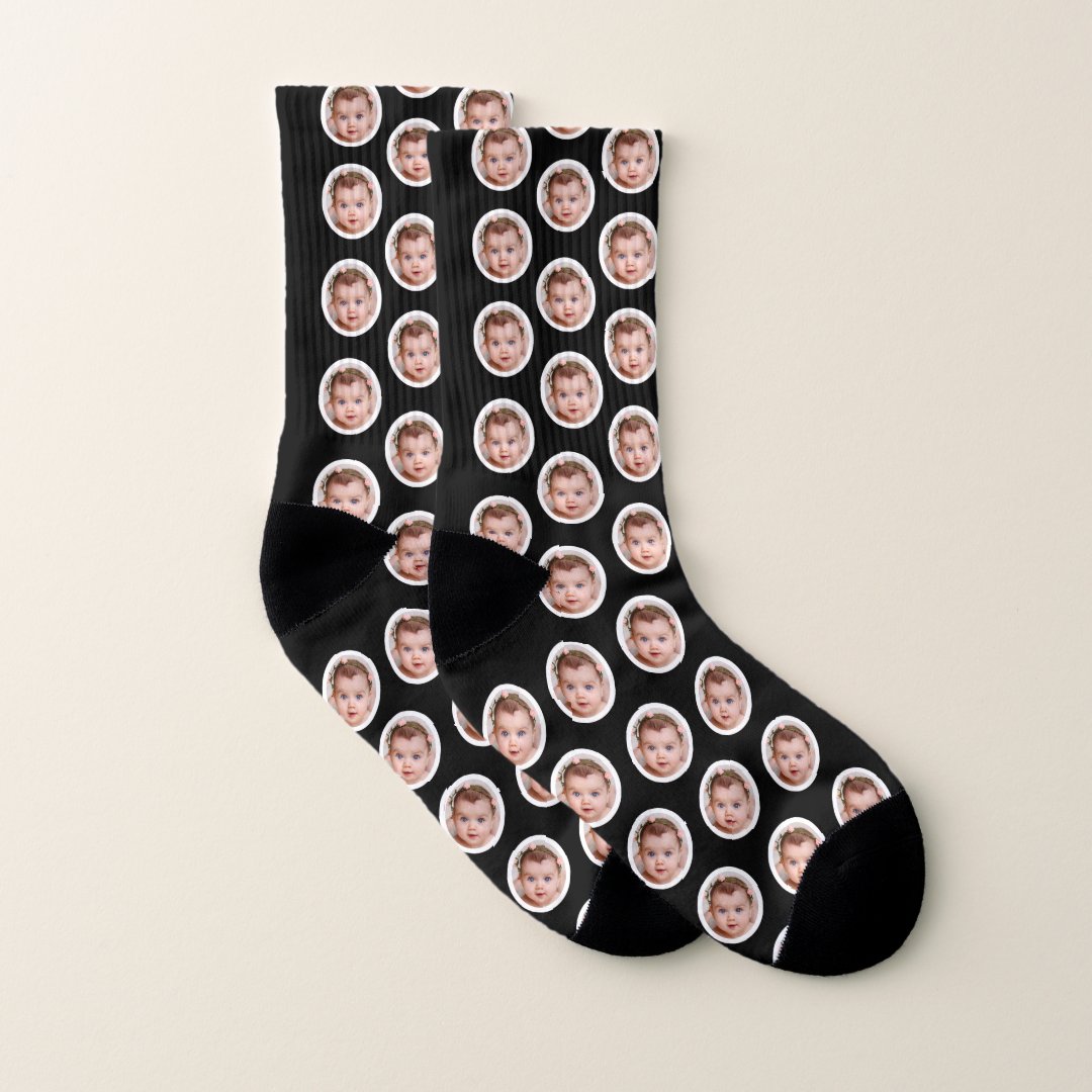 Custom Photo Socks | Zazzle