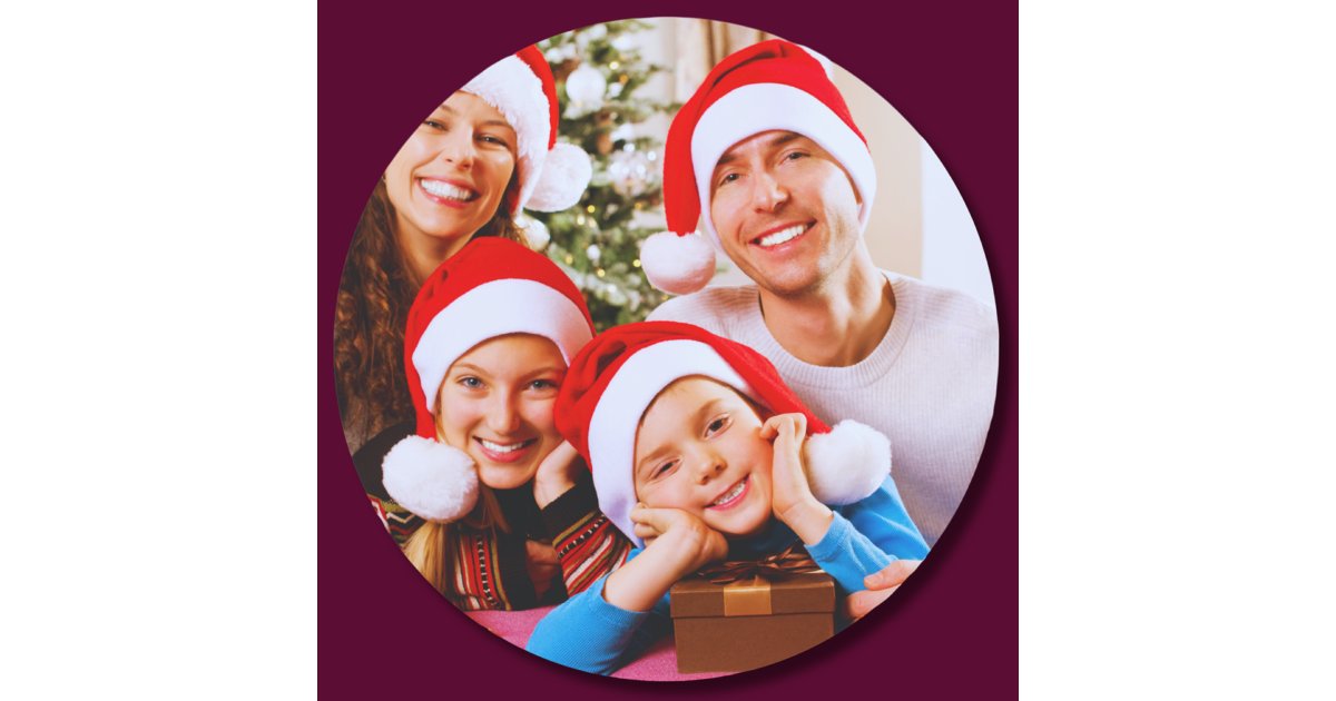 Custom Photo Sticker, Personalized Image Sticker | Zazzle