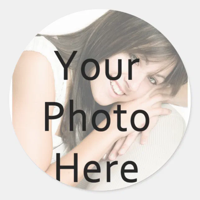 Custom Photo Stickers | Zazzle