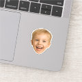 Custom Photo Stickers Personalized Face Sticker | Zazzle