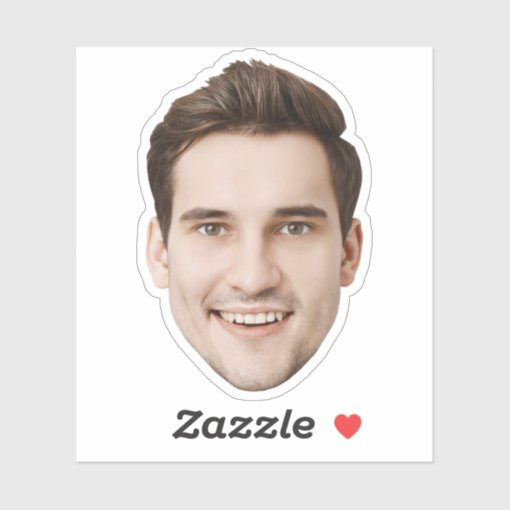 Custom Photo Stickers Personalized Picture Sticker | Zazzle